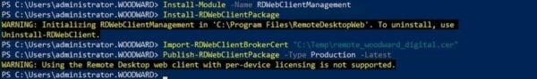 How to Install HTML 5 Web Client for Microsoft RDS Server - Woodward Digital